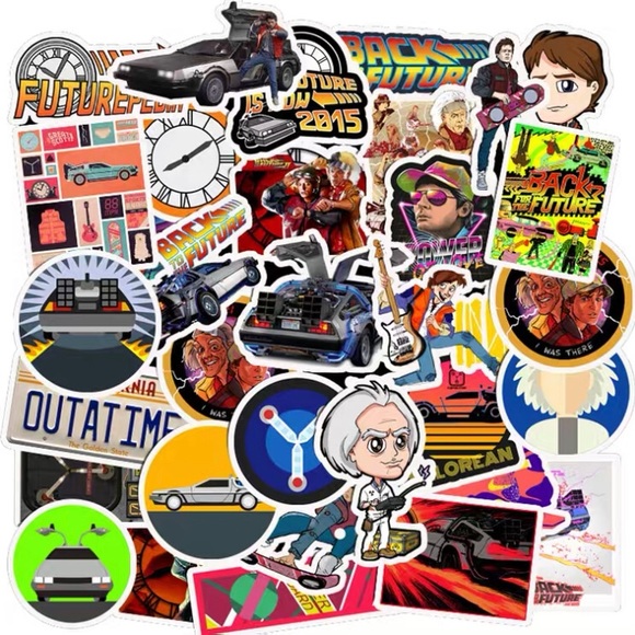 Accessories | Back To The Future Marty Mcfly Sticker Pack | Poshmark